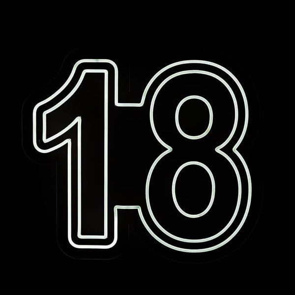 18th BIRTHDAY NEON SIGN | 18th Birthday LED Party Light – The Neon Lady