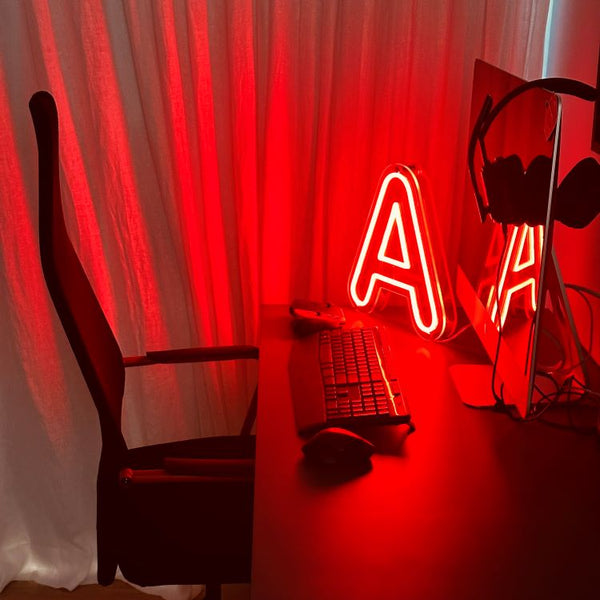 Neon Letter Light | Kids Room | Kids Neons - The Night Light Co