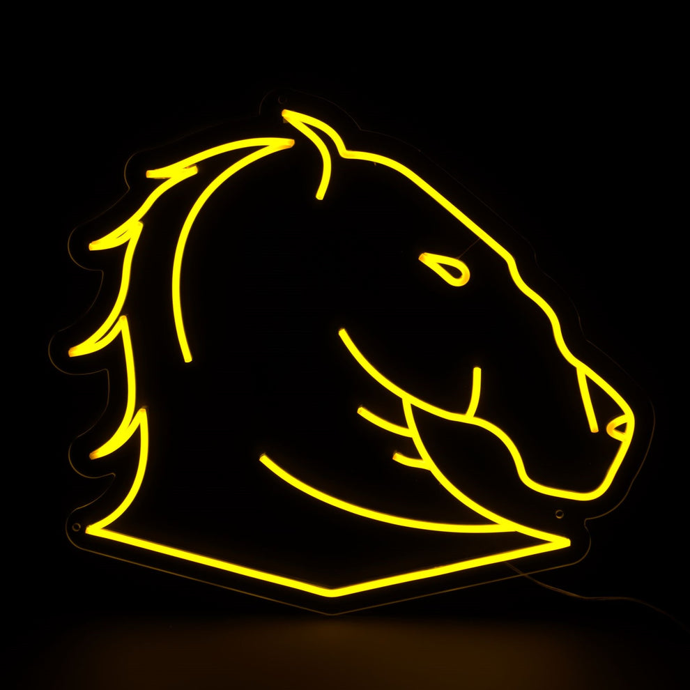Bronco Head Man Cave | LED Neon Sign – The Neon Lady