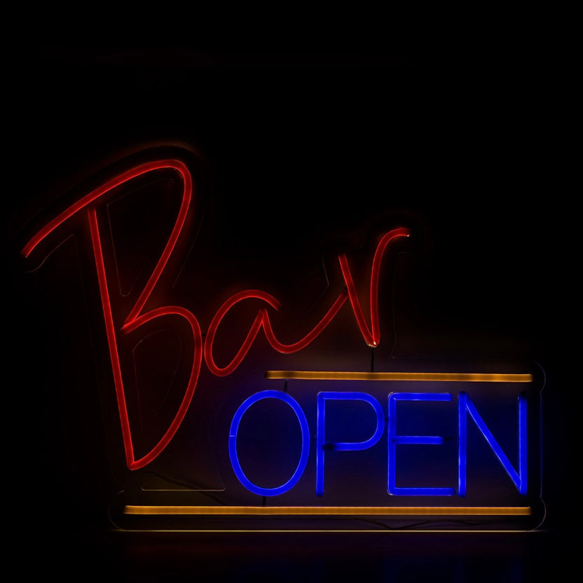 Bar Open Neon Sign | LED Party Bar Light – The Neon Lady